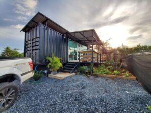 Container House with a Private Pool in Puerto Rico - Living in a Container