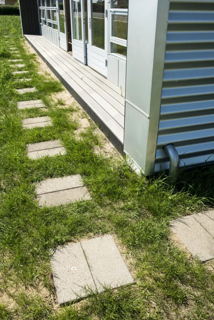 Shipping Container House Built from Processed Recycled Materials in Denmark