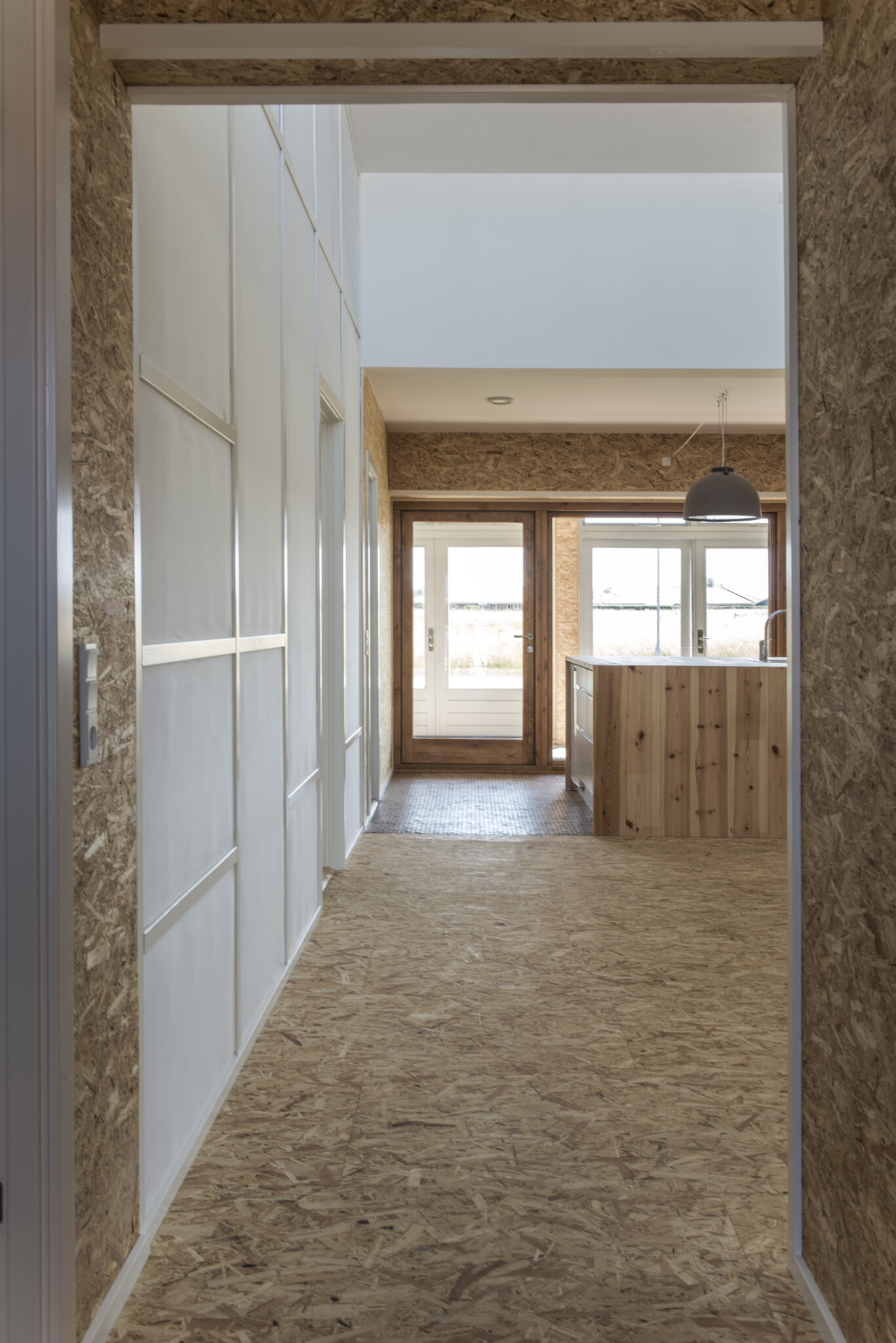 Shipping Container House Built from Processed Recycled Materials in Denmark