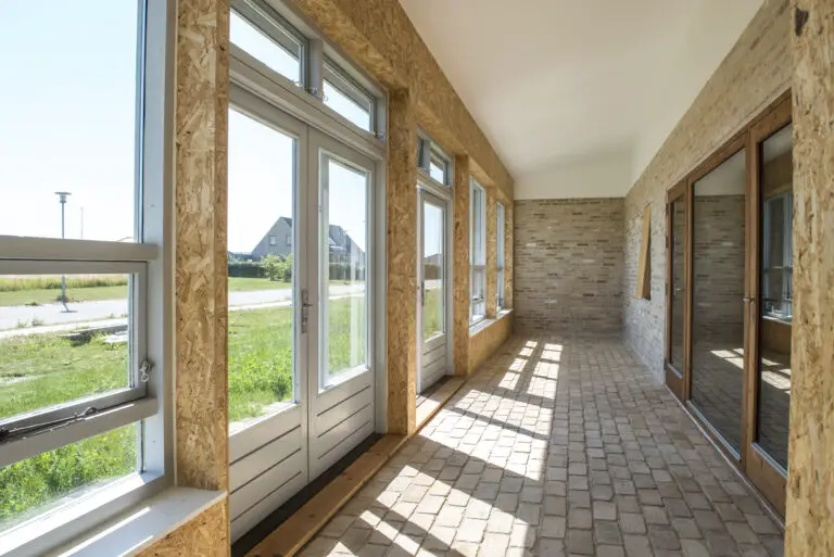 Shipping Container House Built from Processed Recycled Materials in Denmark