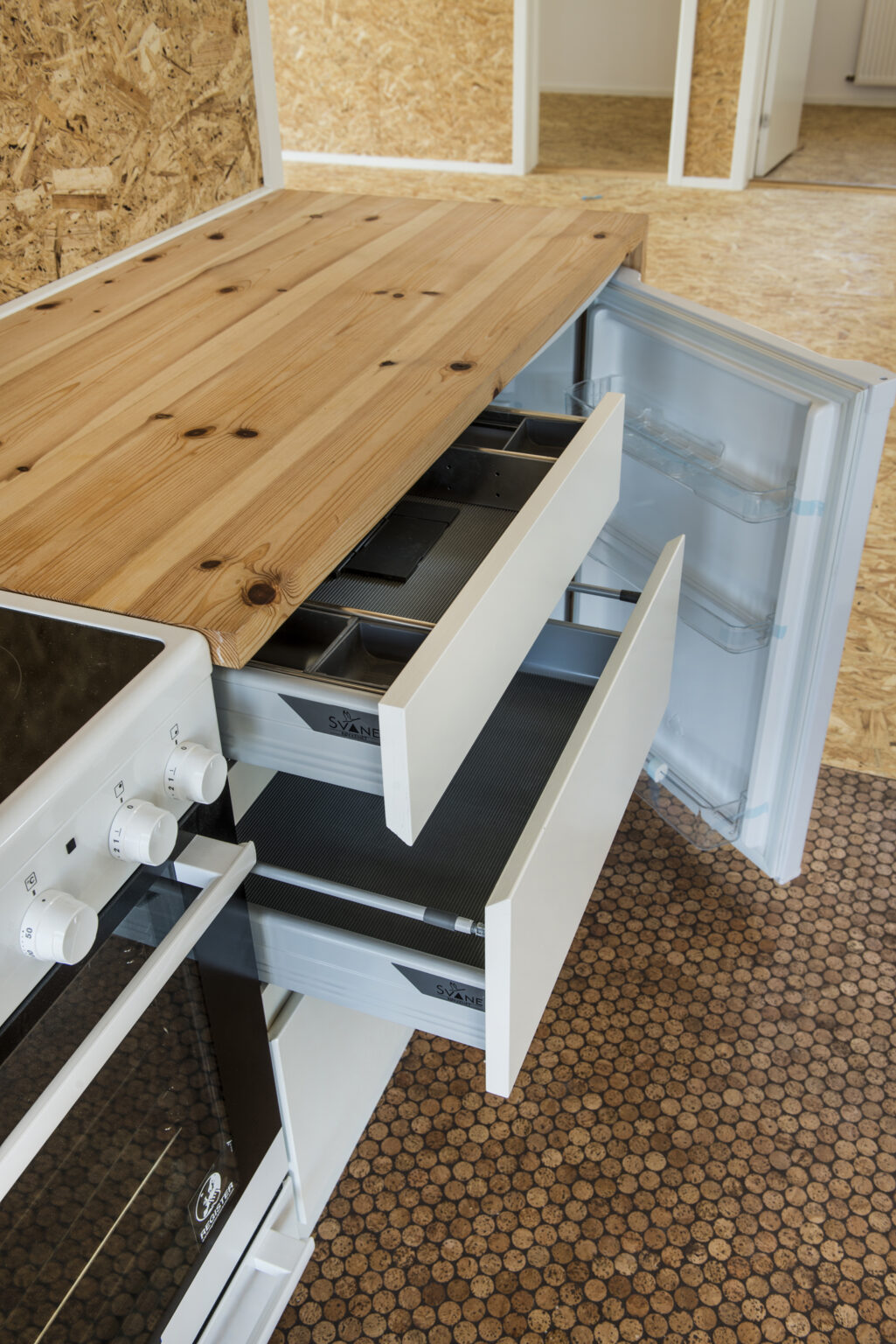 Shipping Container House Built from Processed Recycled Materials in Denmark