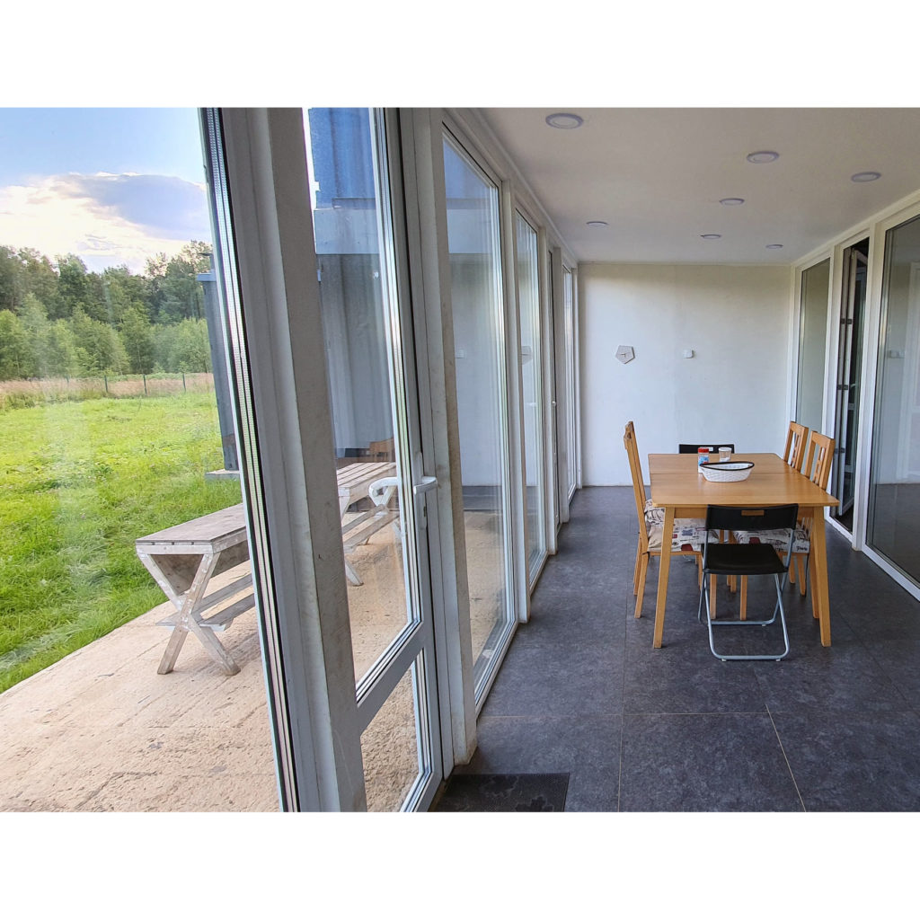 Village Community Area Built with 13 Shipping Containers