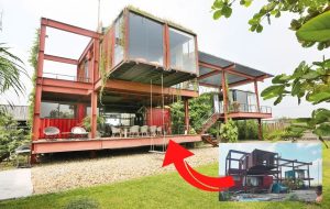 Breezy Shipping Container House is Wealthy in Glass and Greenery ...