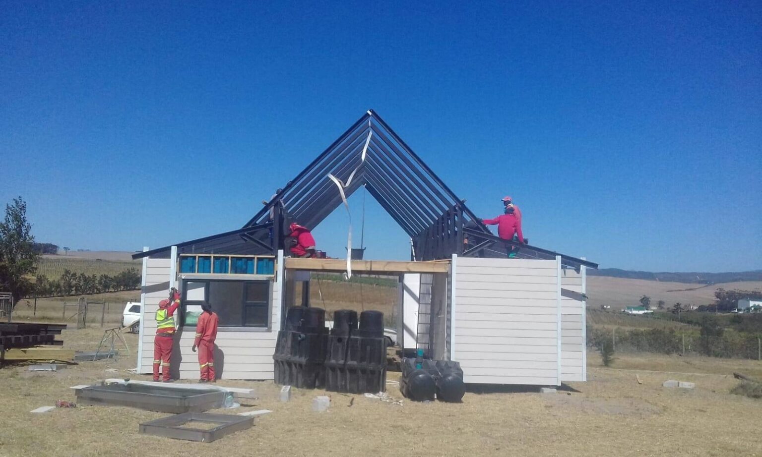 Gable Roof Design Botriver Container House - Living in a Container