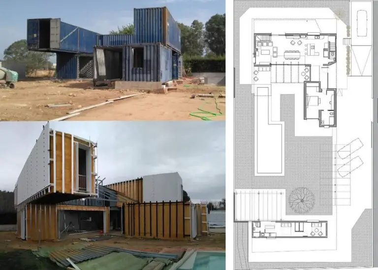 Incredible Family House Made of Recycled Shipping Containers from Sevilla