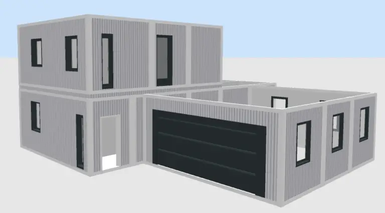 Prefabricated Container House Built in a Day - Germany