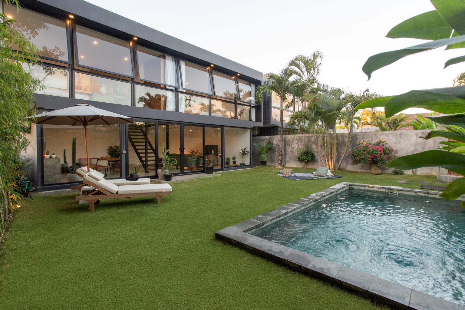 Transformation of Shipping Containers into the Excellent Villa from Bali