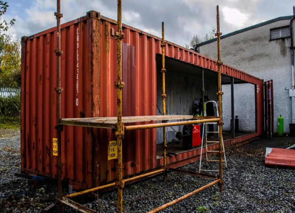 Shipping Container House Transformation from Ireland - Living in a ...