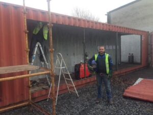 Shipping Container House Transformation from Ireland - Living in a ...