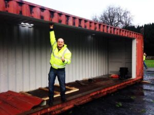 Shipping Container House Transformation from Ireland - Living in a ...