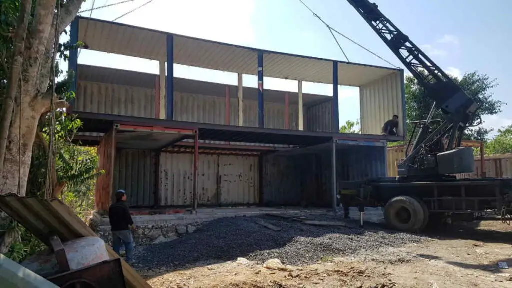 Transformation of Shipping Containers into the Excellent Villa from Bali