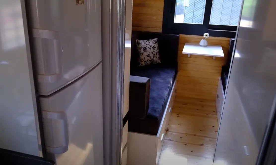 16 m2 Off-Grid Container Tiny House on a Trailer