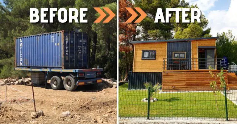 16 m2 Off-Grid Container Tiny House on a Trailer | Living in a Container