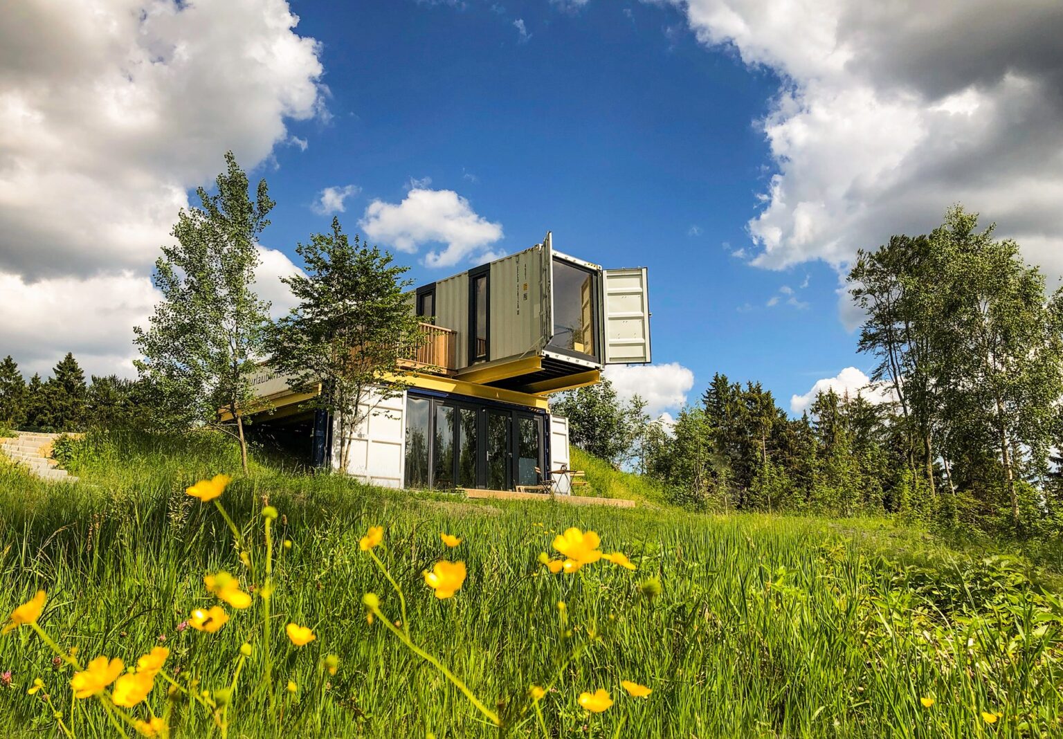BERGHEIM Container Lofts in Clean Forest Air in Germany