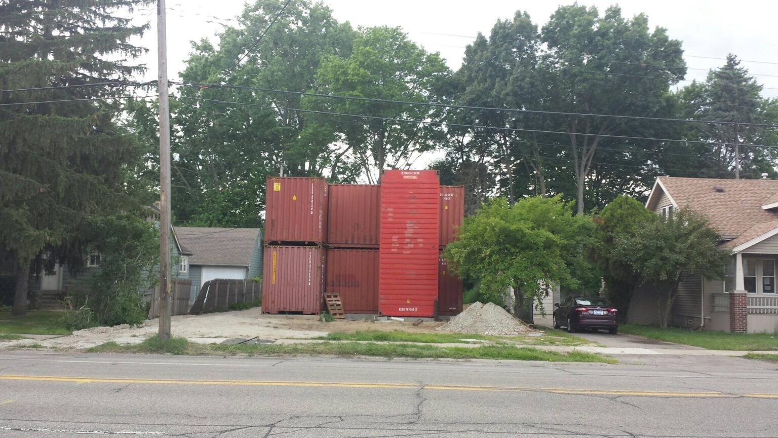 Container House Which is Made of 7 Shipping Containers - Living in a ...