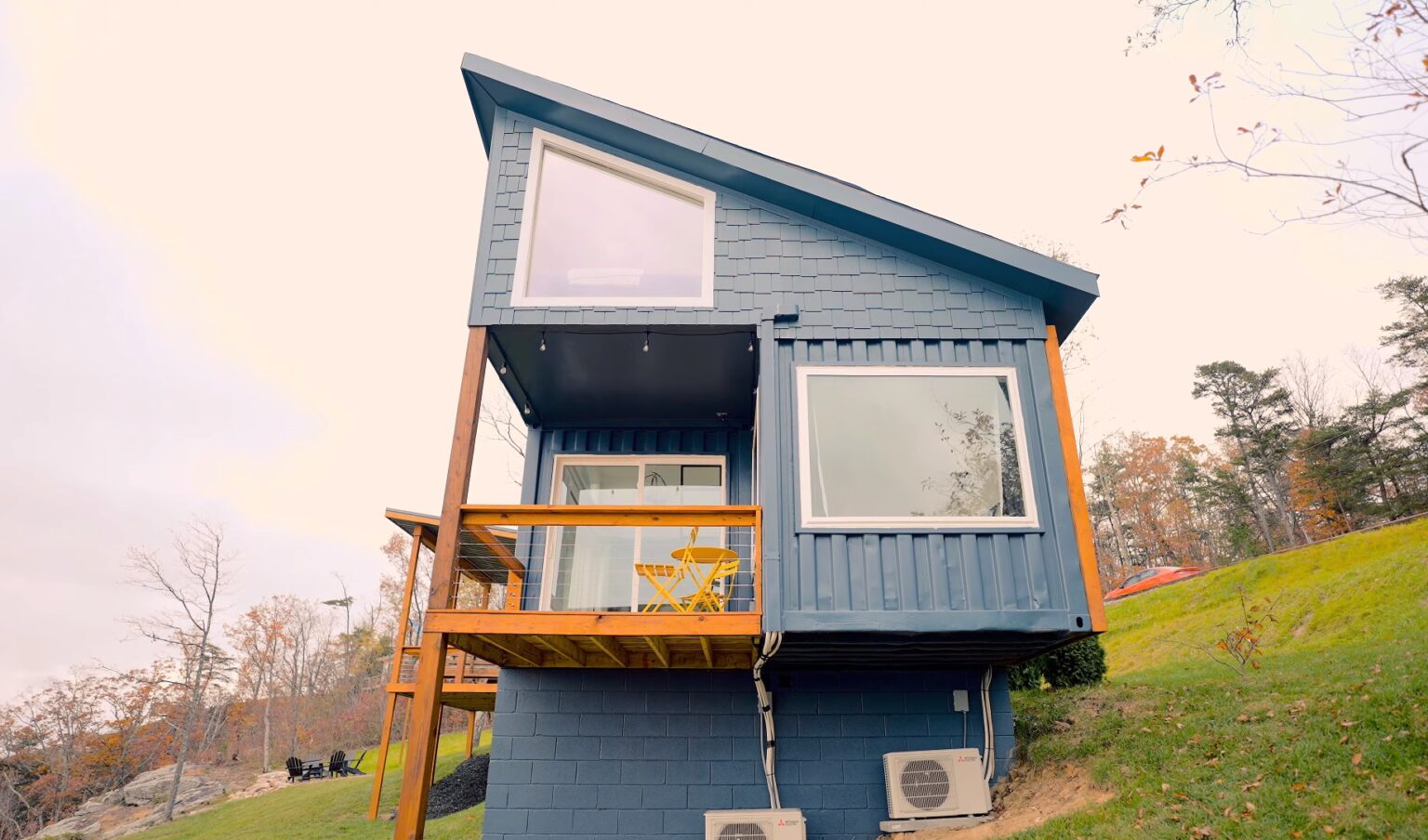 'On The Rocks' Shipping Container House with Fantastic View