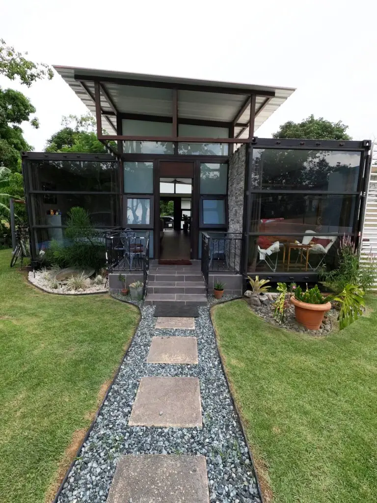 Incredible Container House made with 2 Shipping Containers in Puerto Rico