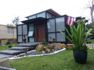 Incredible Container House made with 2 Shipping Containers in Puerto Rico
