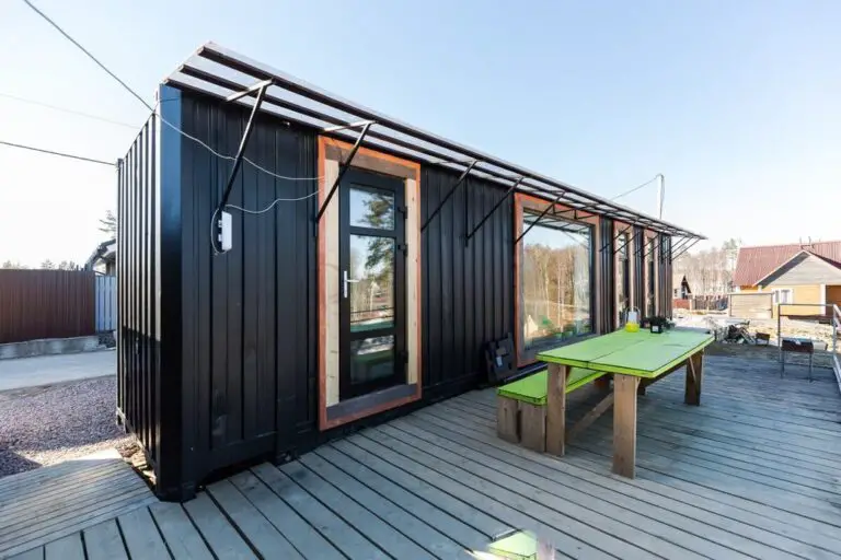 Shipping Containers House with Panoramic Windows