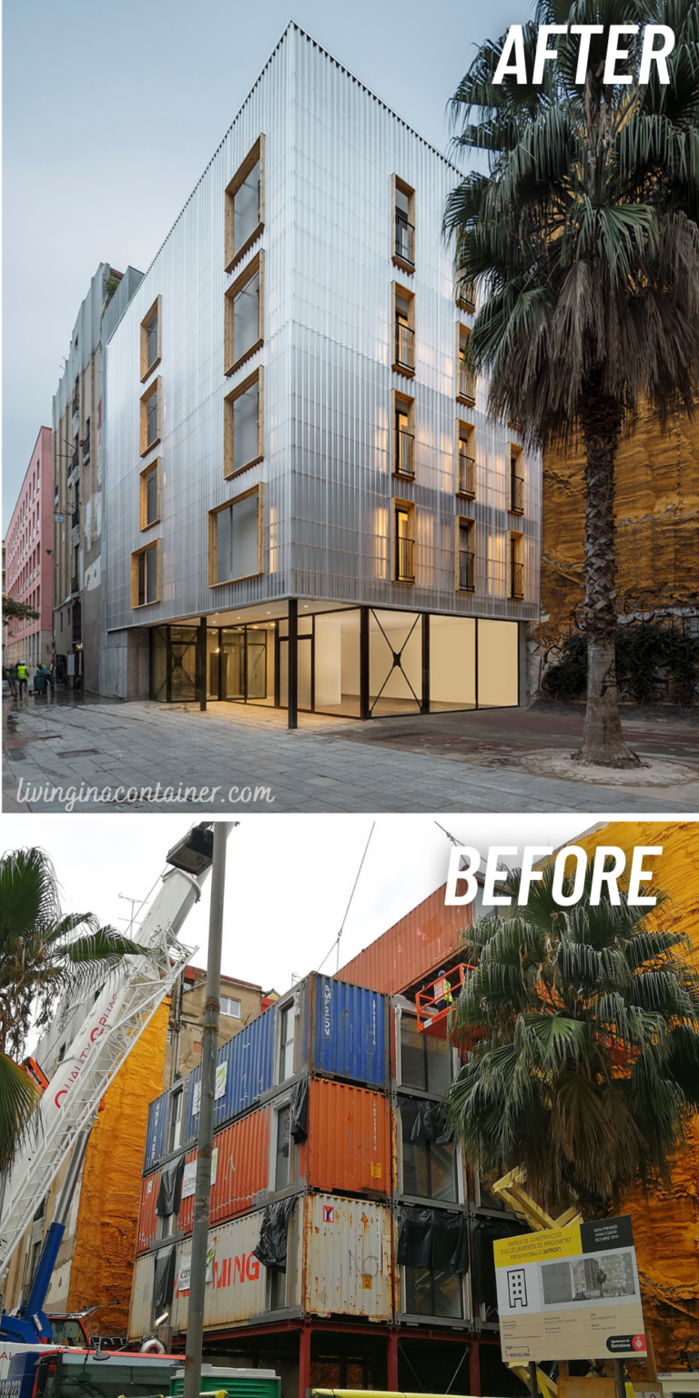 A Very Brilliant Container House Project in Barcelona