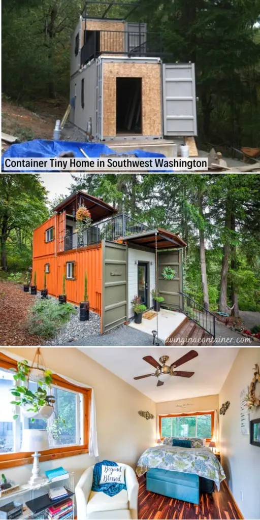 Container Tiny Home in Southwest Washington - USA