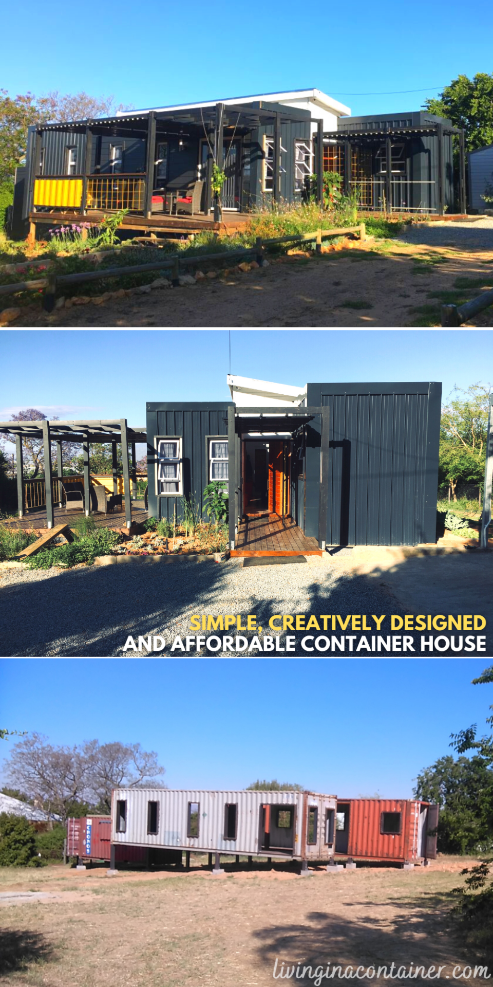 Simple, Creatively Designed and Affordable Container House