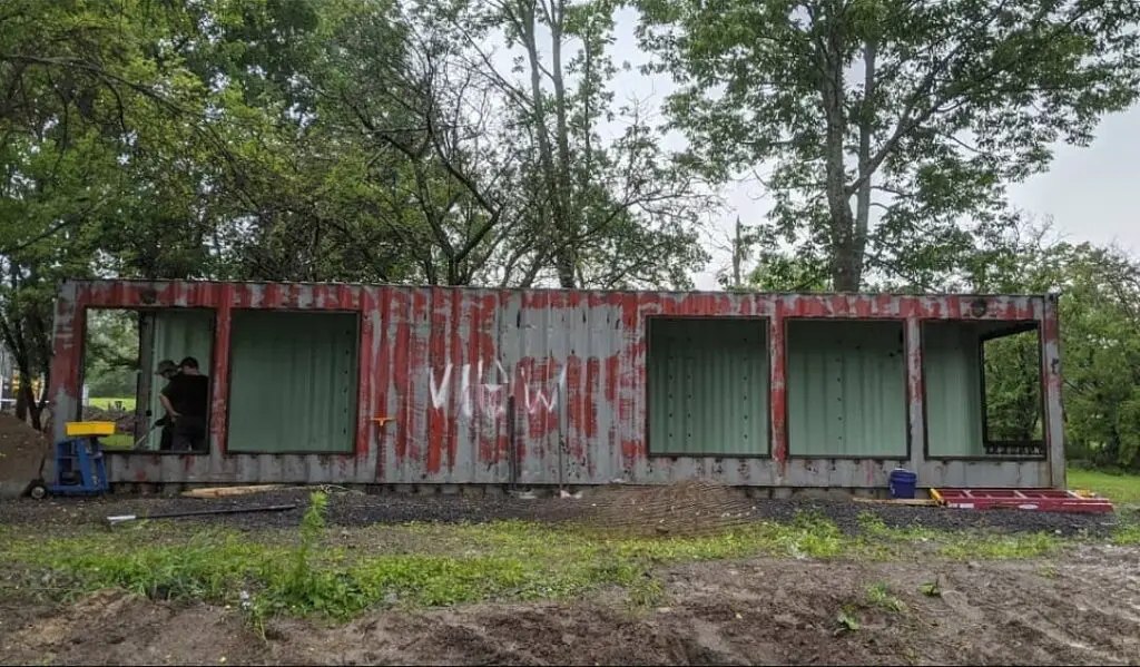 Breathtaking Shipping Container Transformation- Living in a Container