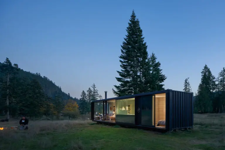 A Unique Living Space made with Shipping Container in Salt Spring, Canada