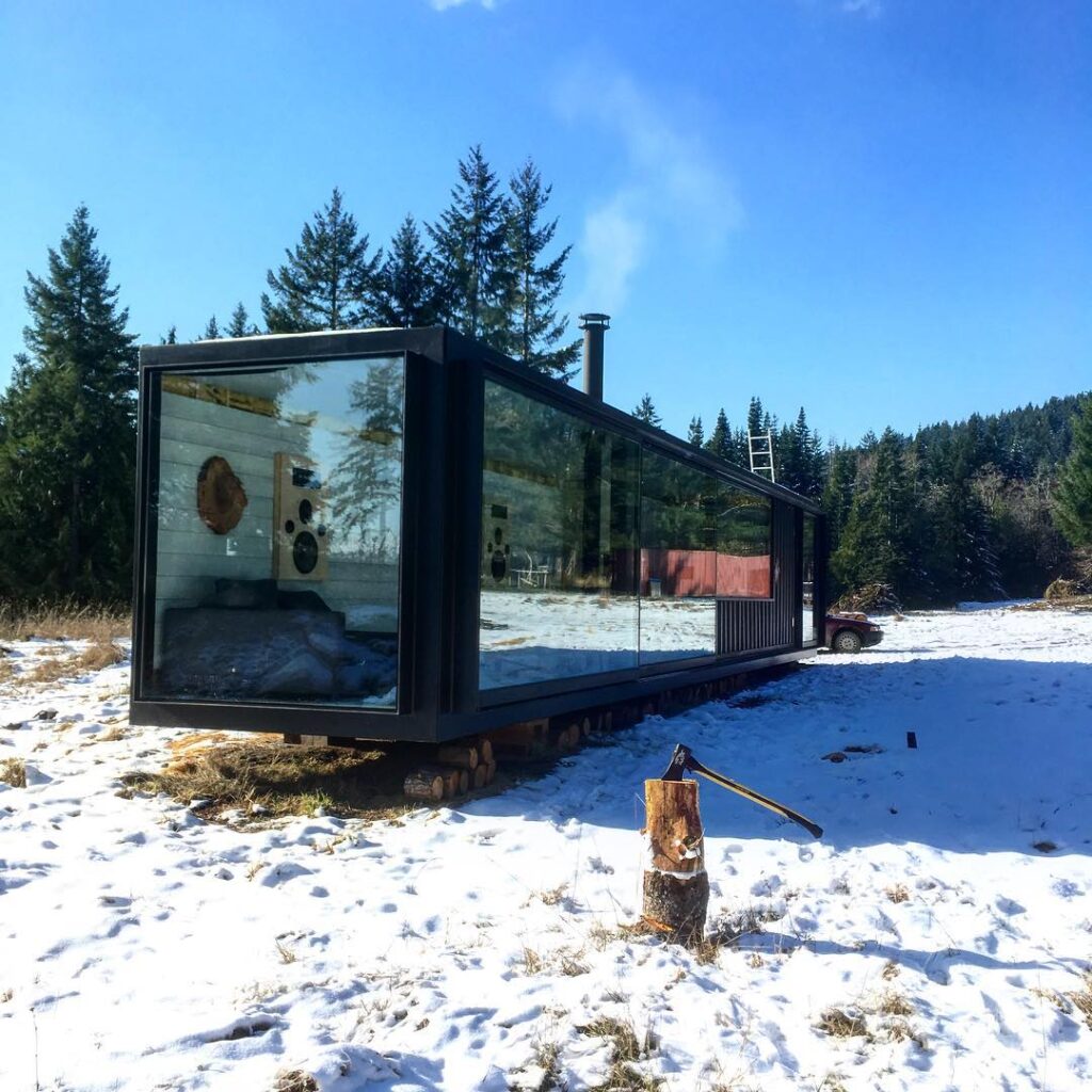 A Unique Living Space made with Shipping Container in Salt Spring, Canada