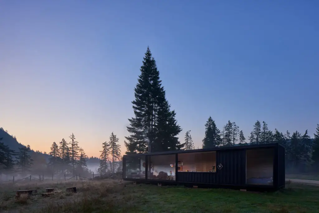A Unique Living Space made with Shipping Container in Salt Spring, Canada