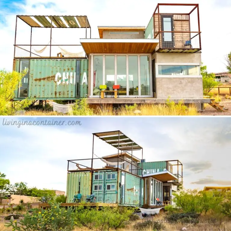 Hermosa Container Home. Rusty on the Outside but Retro Modern on the ...