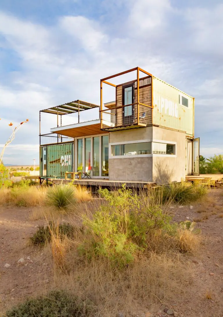 Hermosa Container Home. Rusty on the Outside but Retro Modern on the ...