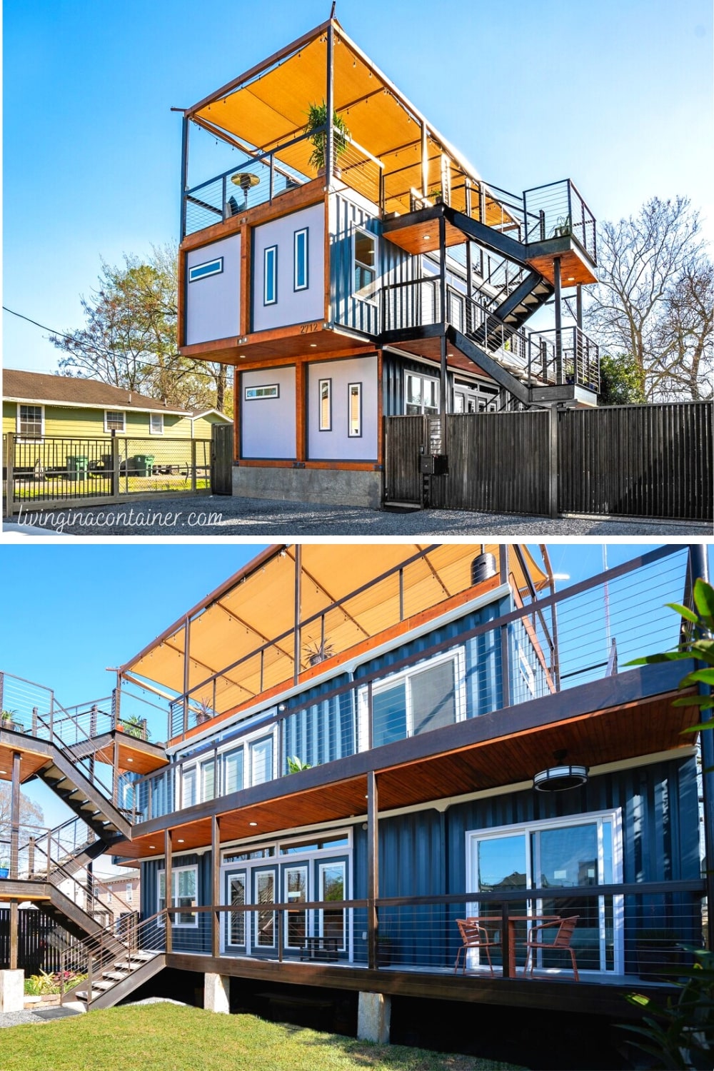 Modern Container Home by far the Best Airbnb in Houston - Living in a ...