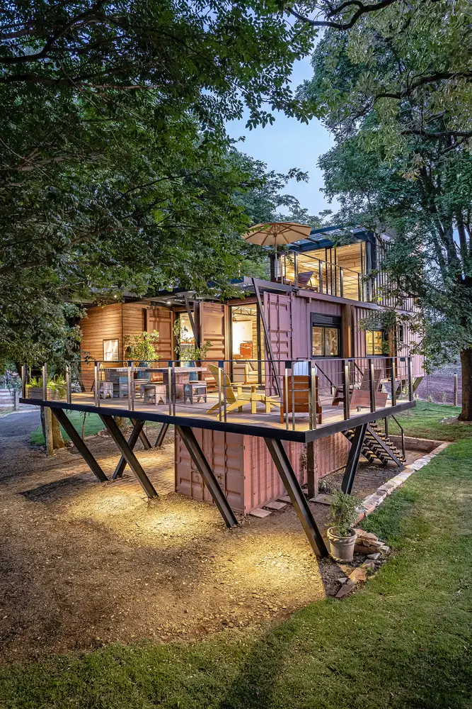 He Used Shipping Containers to Create a Custom Habitat