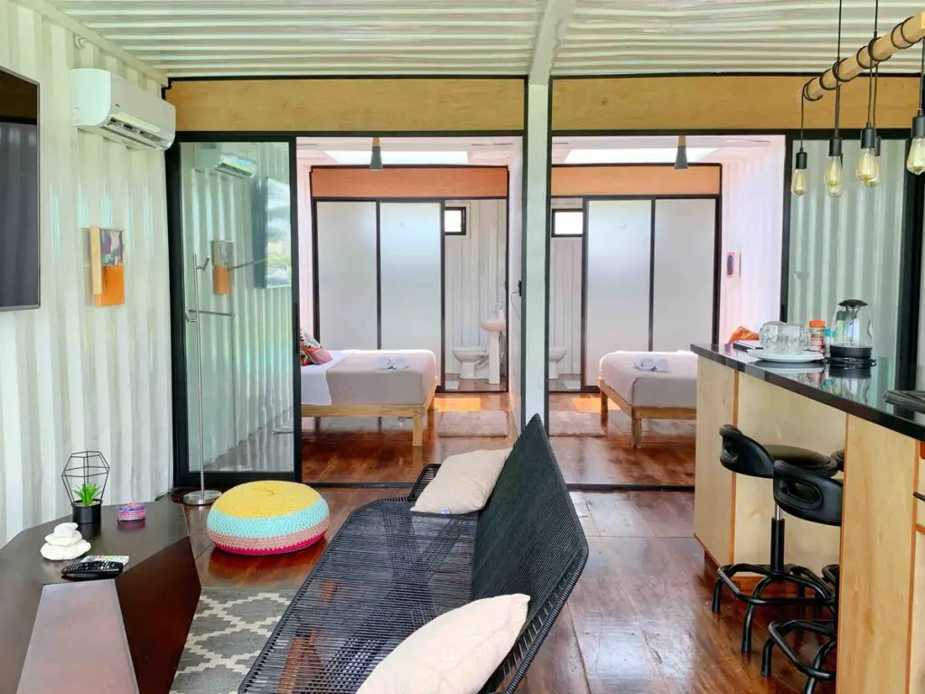 Container Home on a Beach