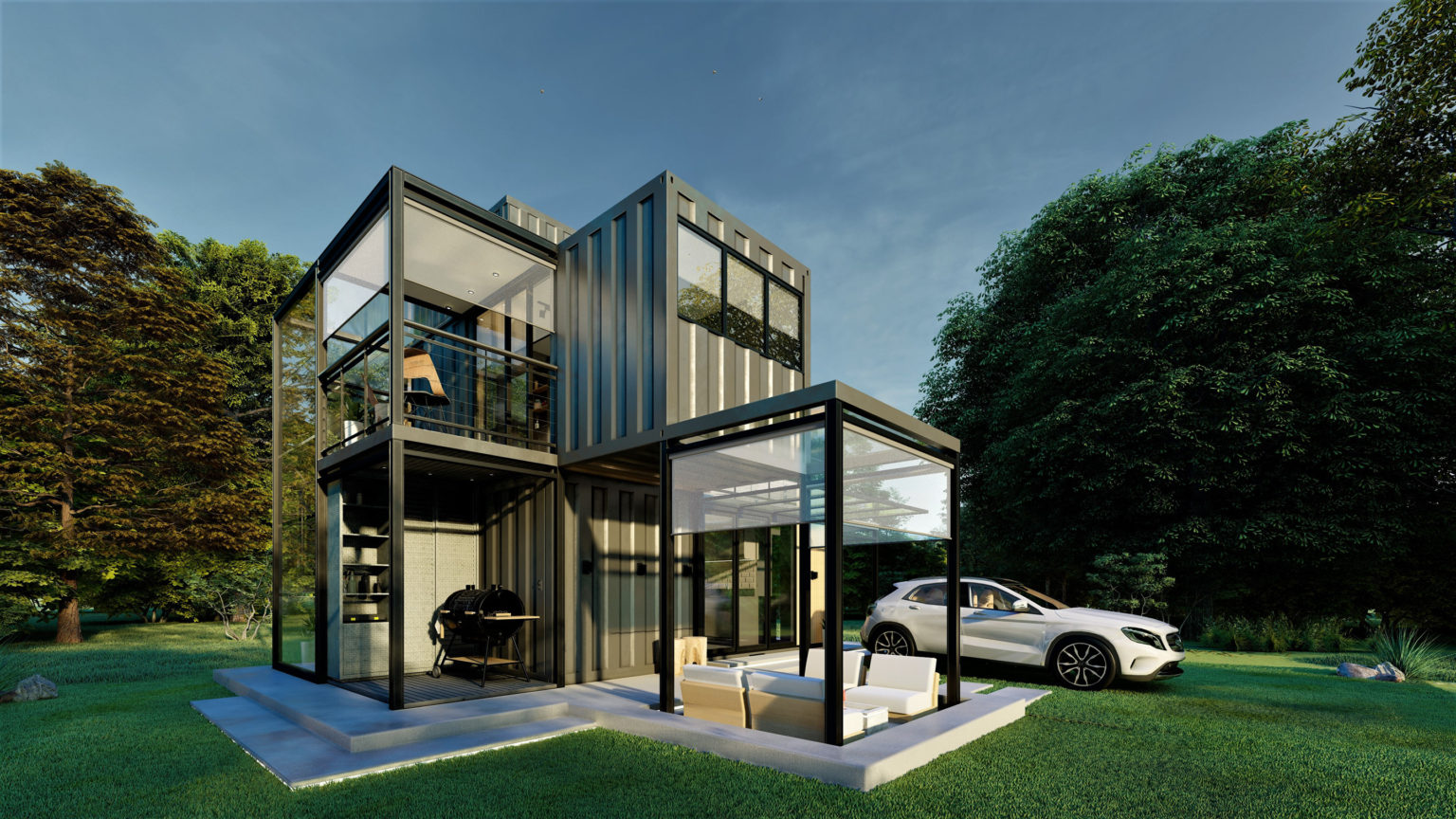 Elegantly Designed Container Home