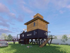 He Used Shipping Containers to Create a Custom Habitat