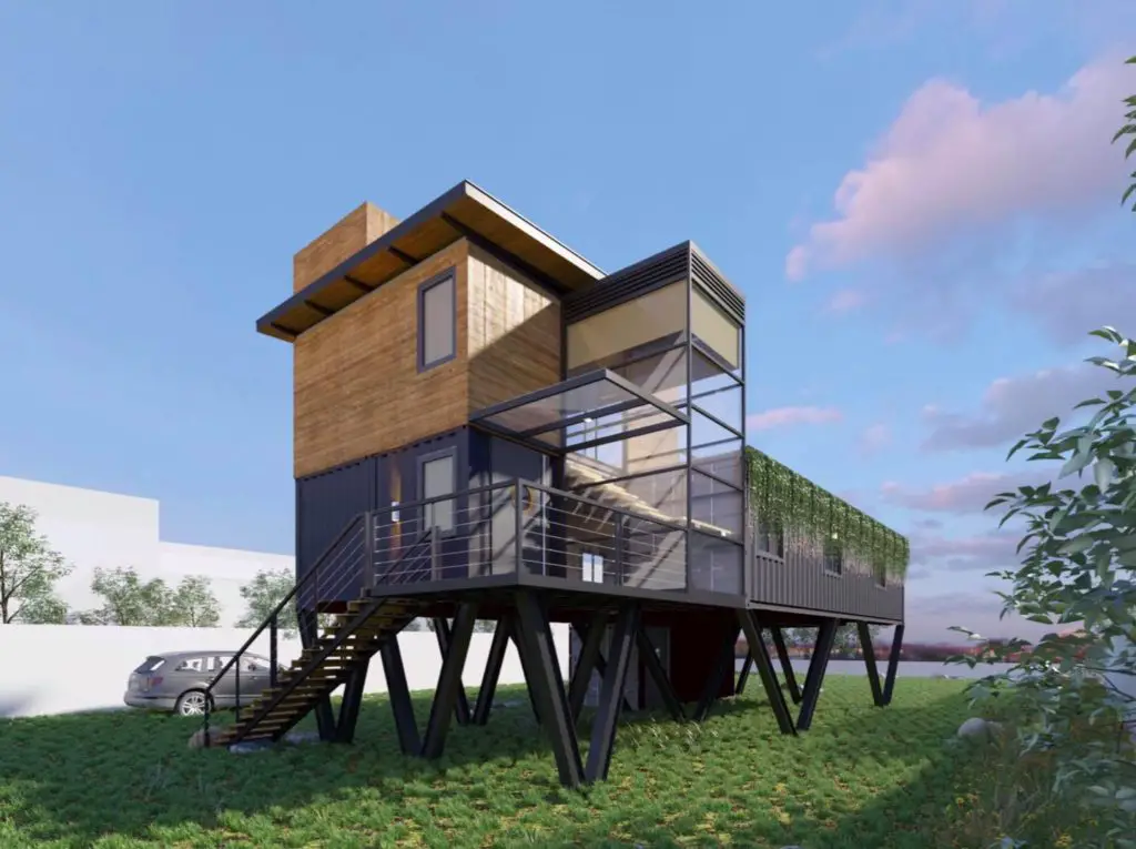 He Used Shipping Containers to Create a Custom Habitat