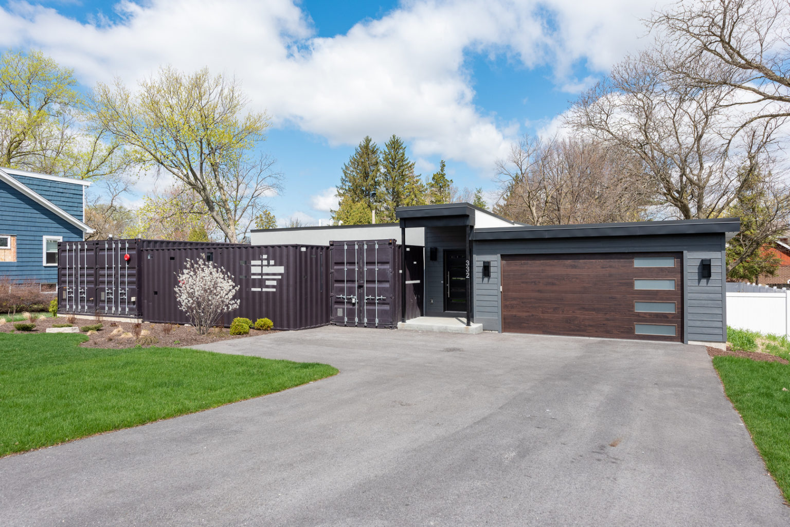 Modern Container House in Westmont - Living in a Container
