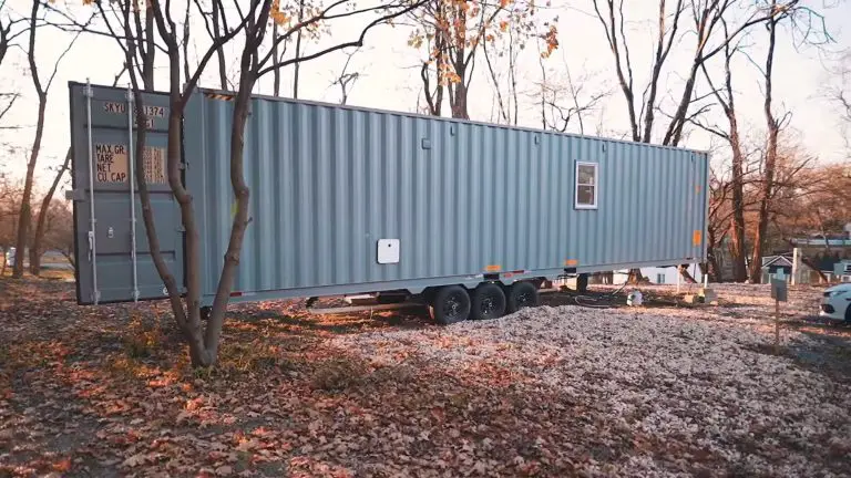 Shipping Container Home on Wheels