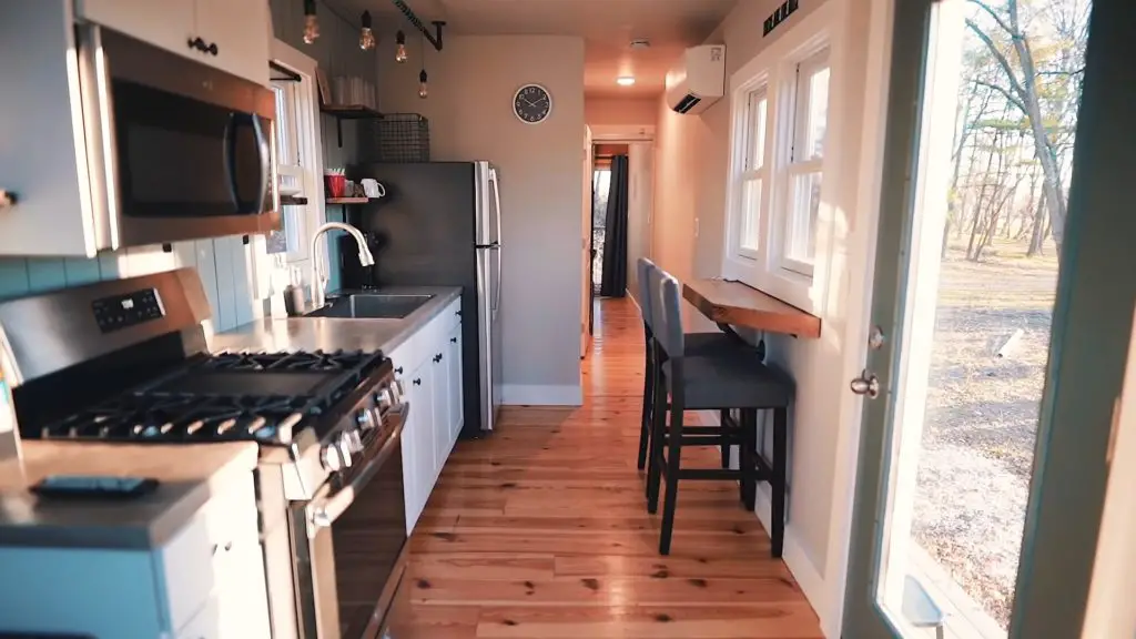 Shipping Container Home on Wheels