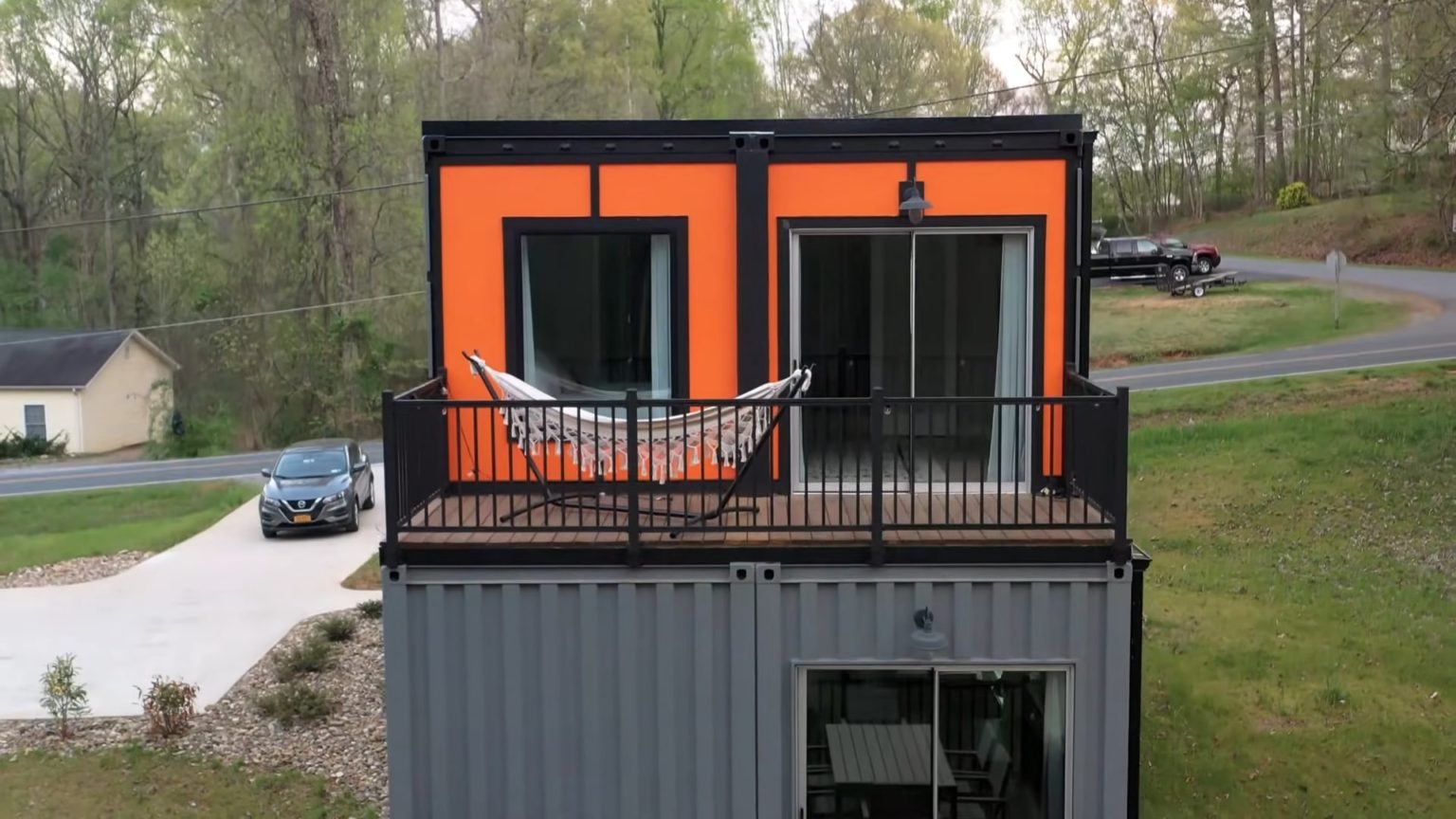 Ultra Modern Home made of 4 Containers