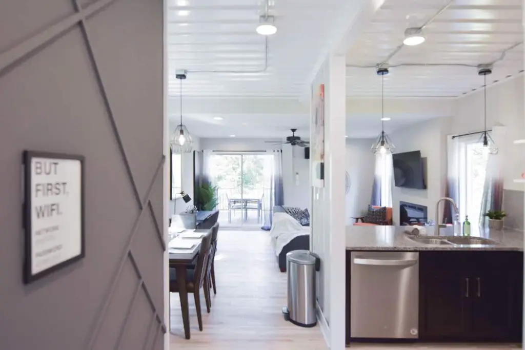 Ultra Modern Home made of 4 Containers