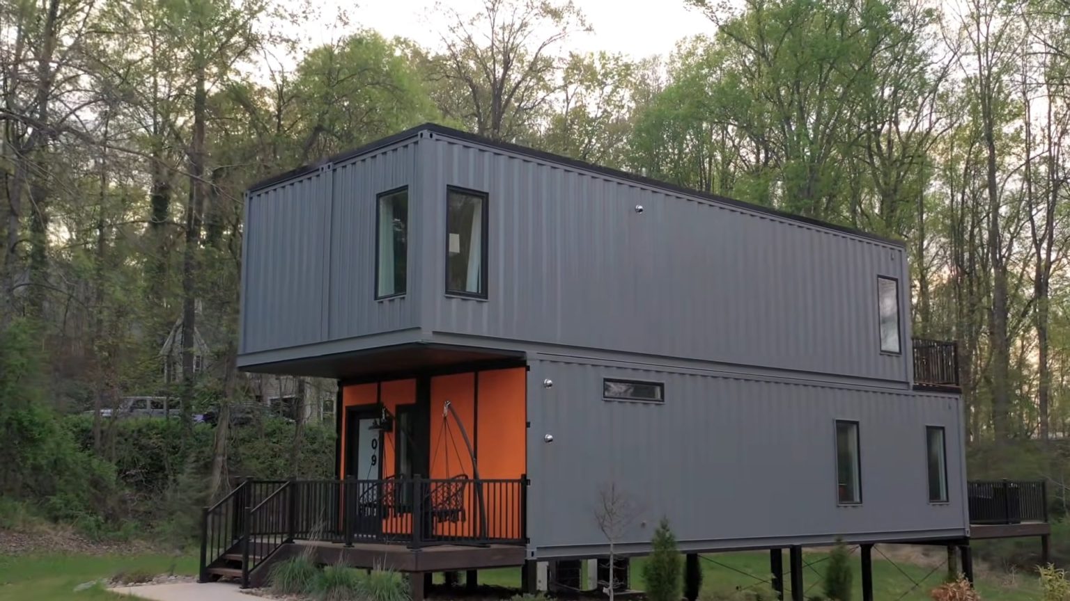 Ultra Modern Home made of 4 Containers