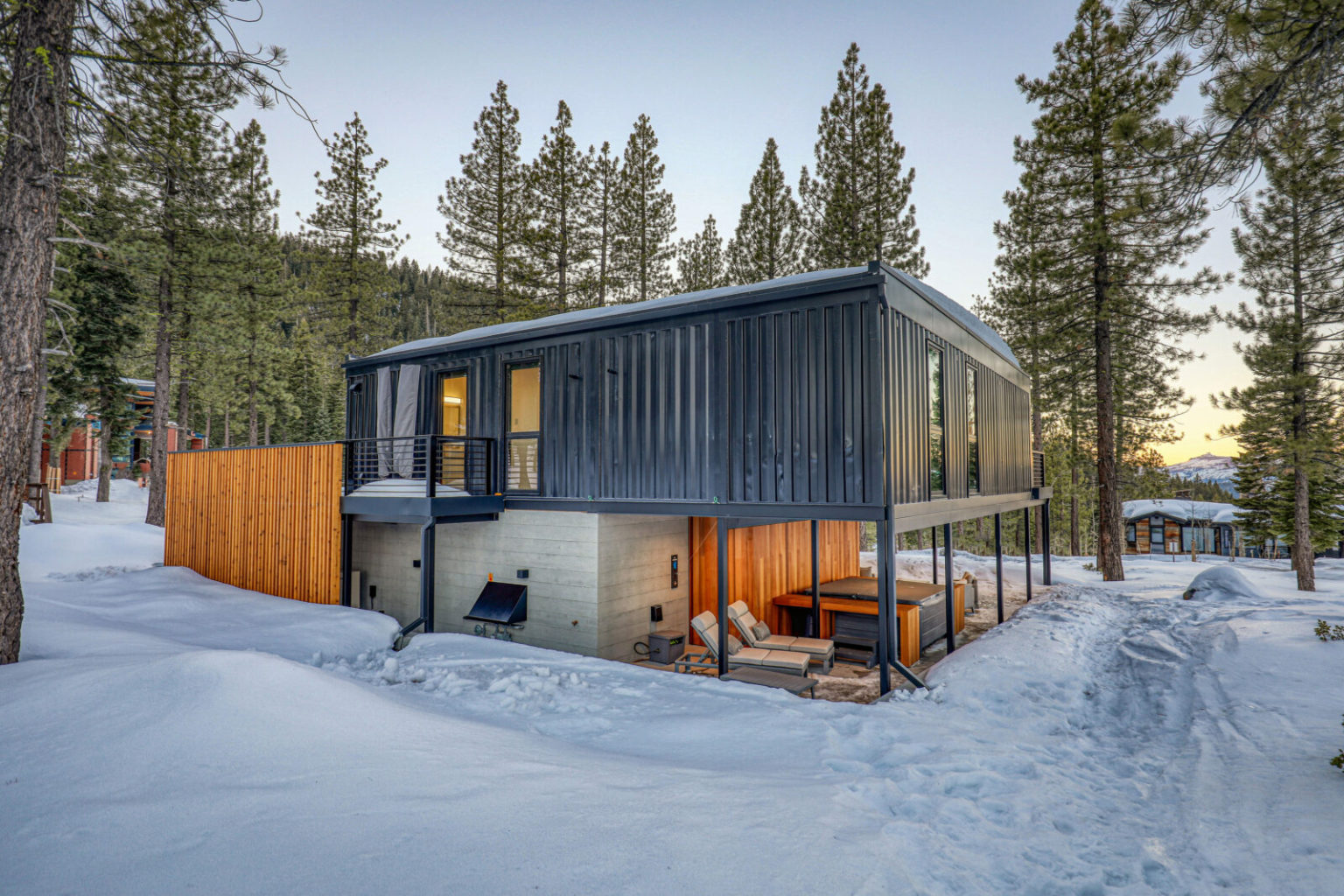 $3.295 Million Container Home at Mountain - Living in a Container