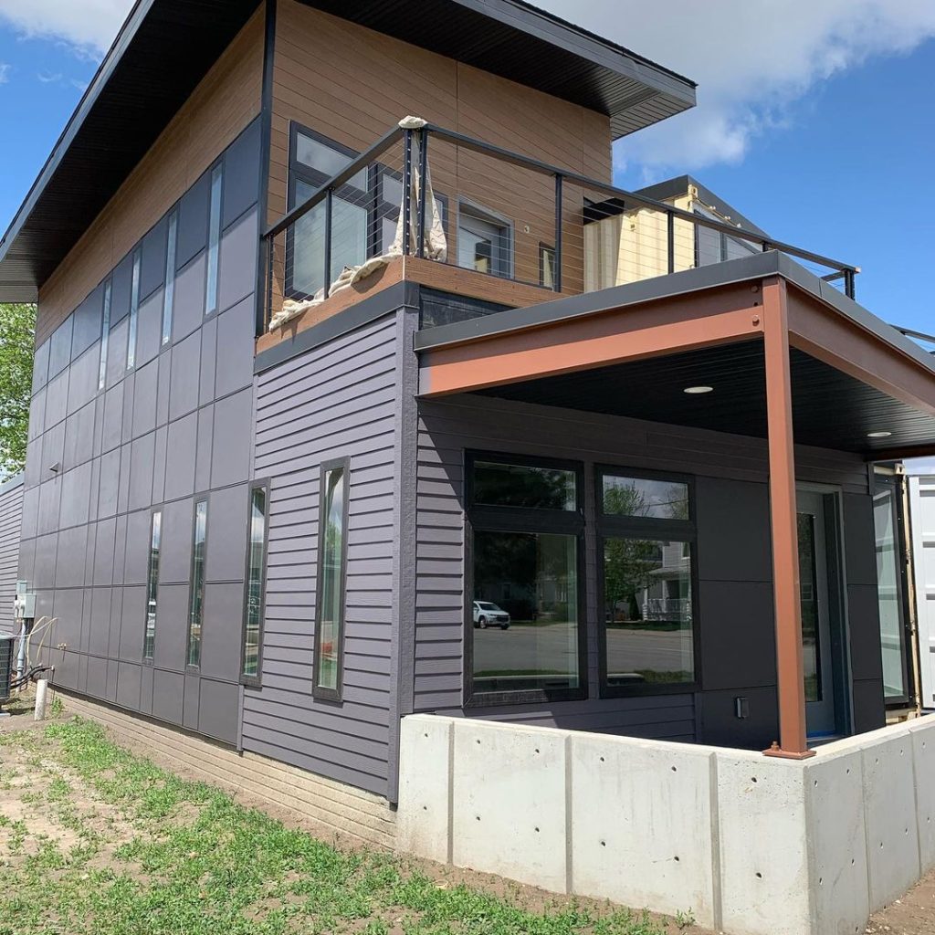Duplex Container House in Lincoln