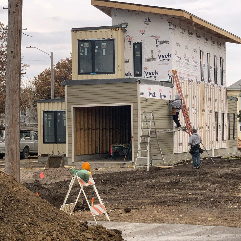 Duplex Container House in Lincoln
