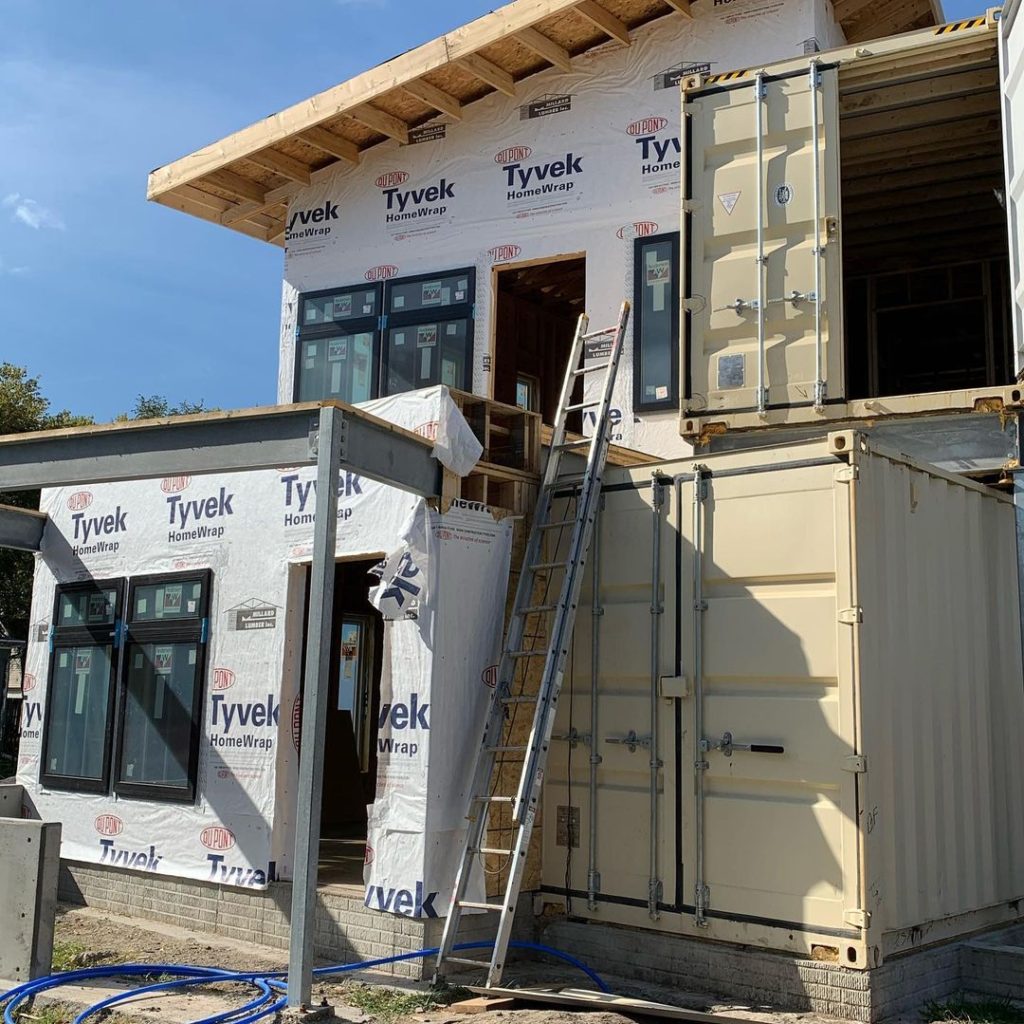 Duplex Container House in Lincoln - Living in a Container