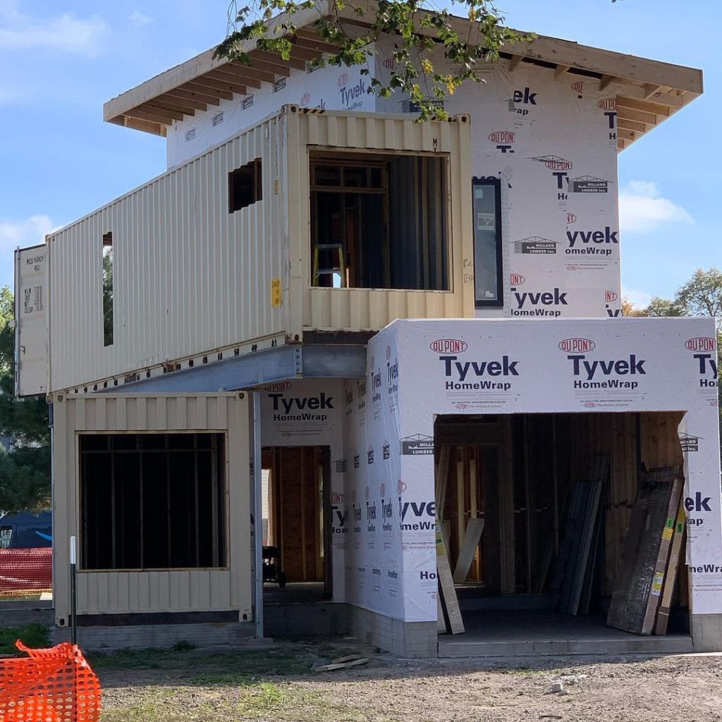 Duplex Container House in Lincoln