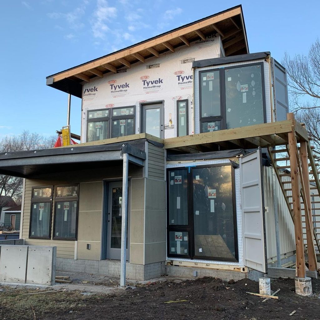 Duplex Container House in Lincoln